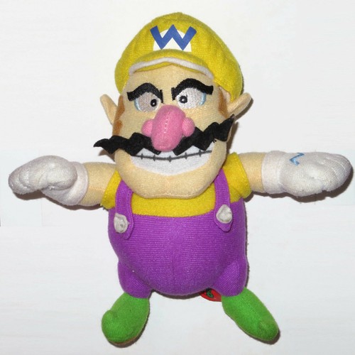 2009 8" WARIO PMS OFFICIAL SUPER MARIO BROS PLUSH TOY NINTENDO GAME ...