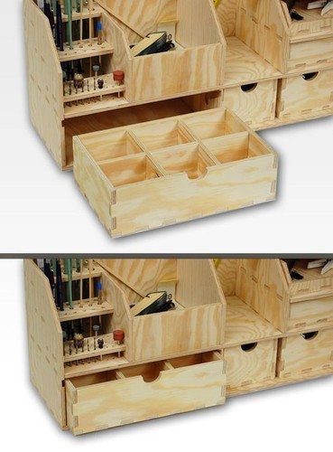 Hobbyzone Benchtop Workshop Workbench Organizer & Drawer 60x22cm | eBay UK