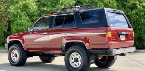 VINTAGE RETRO STYLE VINYL DECALS GRAPHICS FIT 89 Toyota 4 Runner Sr5 2 ...