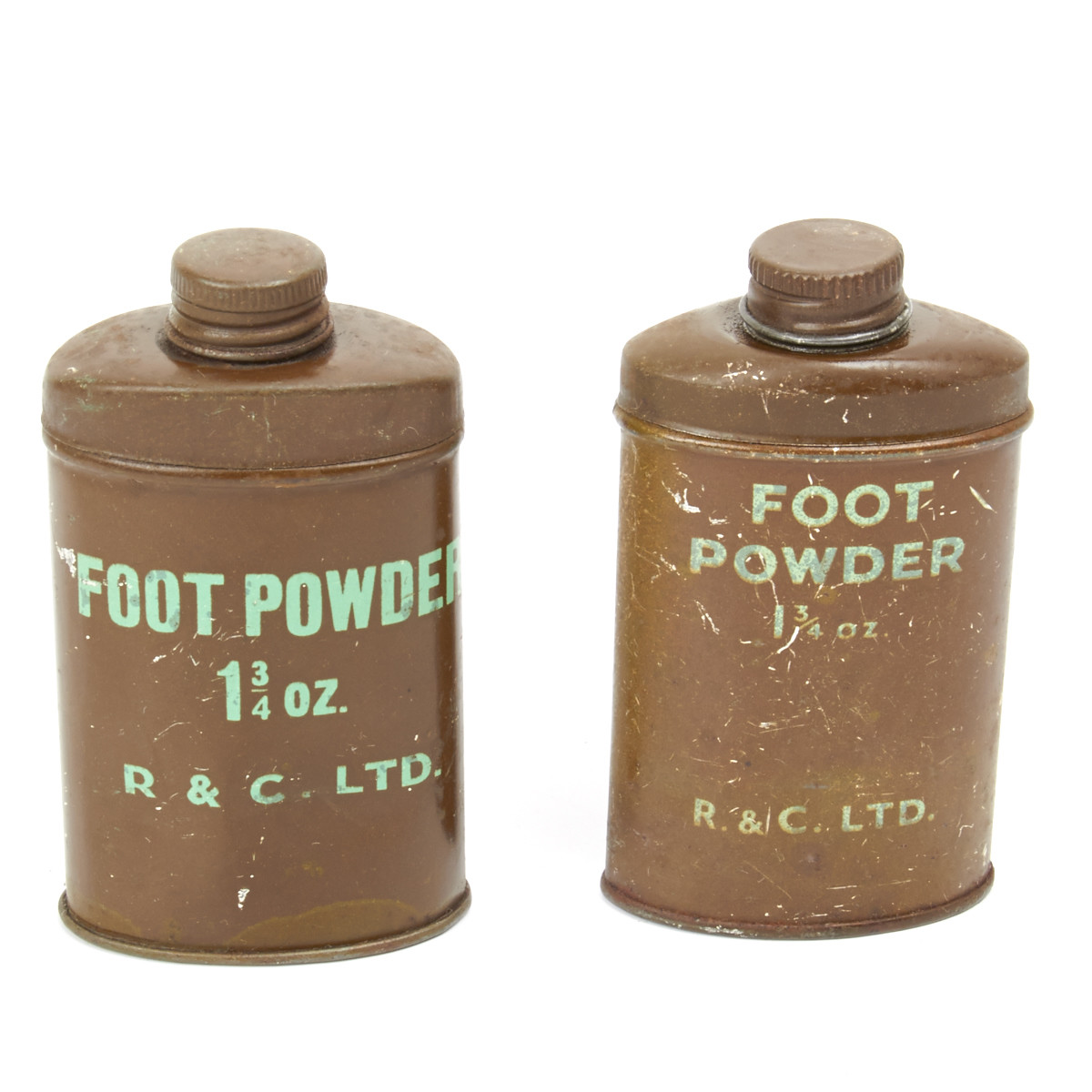 Original WWII British Army Foot Powder, Unissued- Set of 2 | eBay