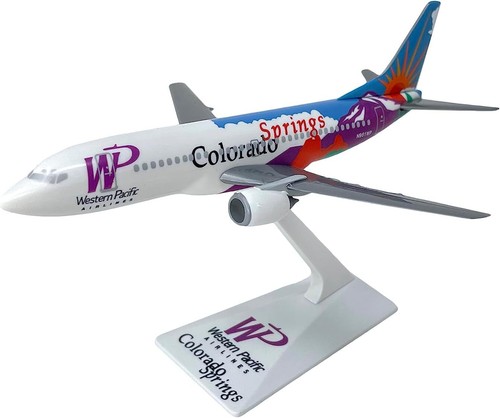 Flight Miniatures Western Pacific B737-300 Colorado Desk 1/200 Model ...
