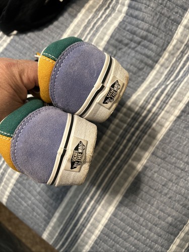 Vans Old Skool Mix and Match Lace Up Blue Green Yellow Women’s 7 Mens 5 ...
