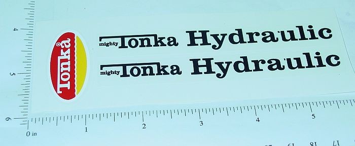Mighty Tonka Hydraulic Dump Truck Sticker Set TK-208 | eBay