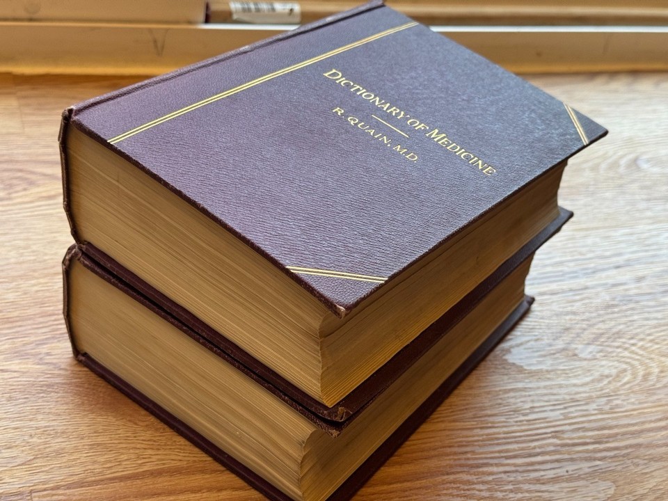 A Dictionary of Medicine in Two Volumes, Quain - London, 1895 | eBay