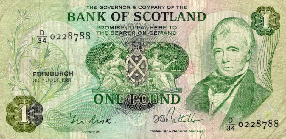 Scotland 1 Pound Banknote 1981 D34 P111 Combined postage | eBay Australia