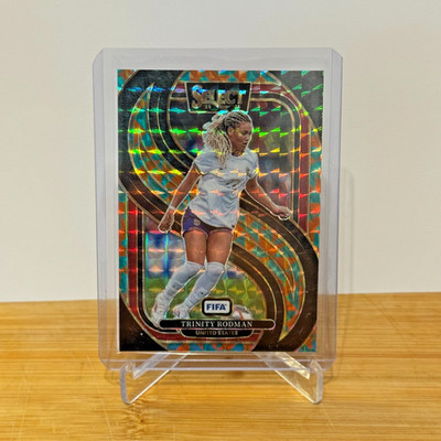 2024/25 Panini Select FIFA- Trinity Rodman Tessellation 5/15 - USA #195 ...