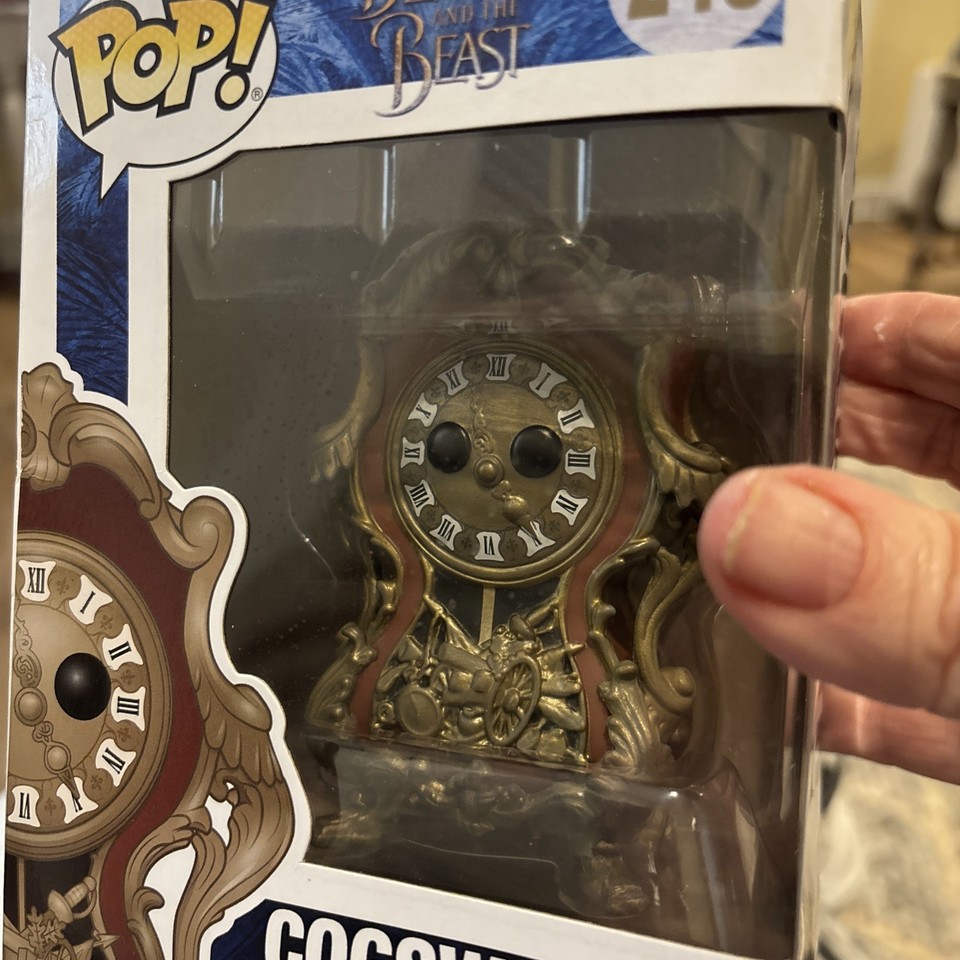 Cogsworth POP Vinyl Figure Funko Clock Disney Beauty And The Beast 245 ...