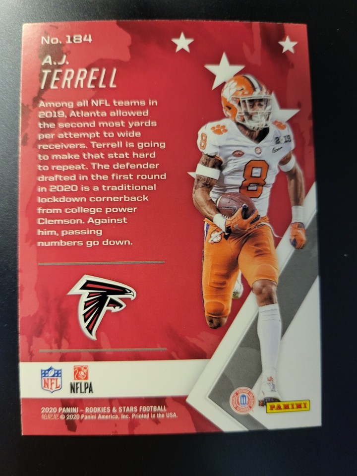 2020 Rookies Stars A.J. Terrell RC card #184 | eBay
