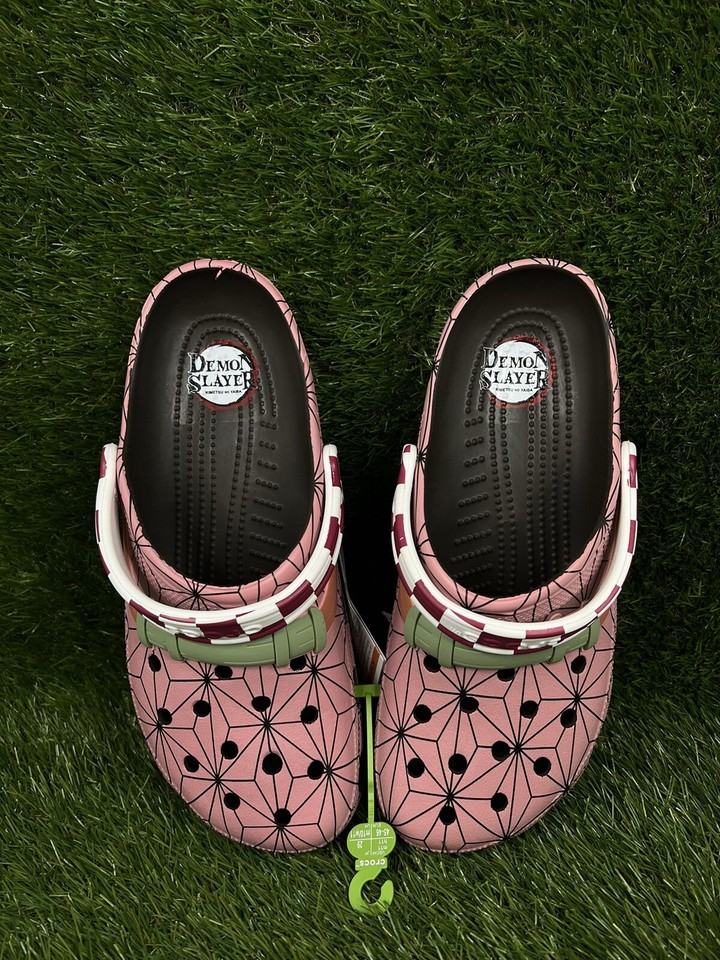 Size 11 Crocs Demon Slayer Clog Nezuko Beach 209320-206 Anime Brand New ...