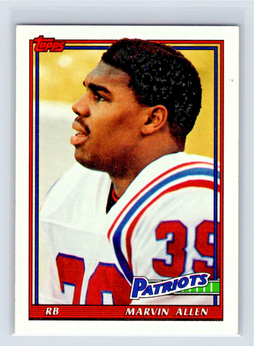 Marvin Allen New England Patriots 1991 Topps Football NFL #626 | eBay