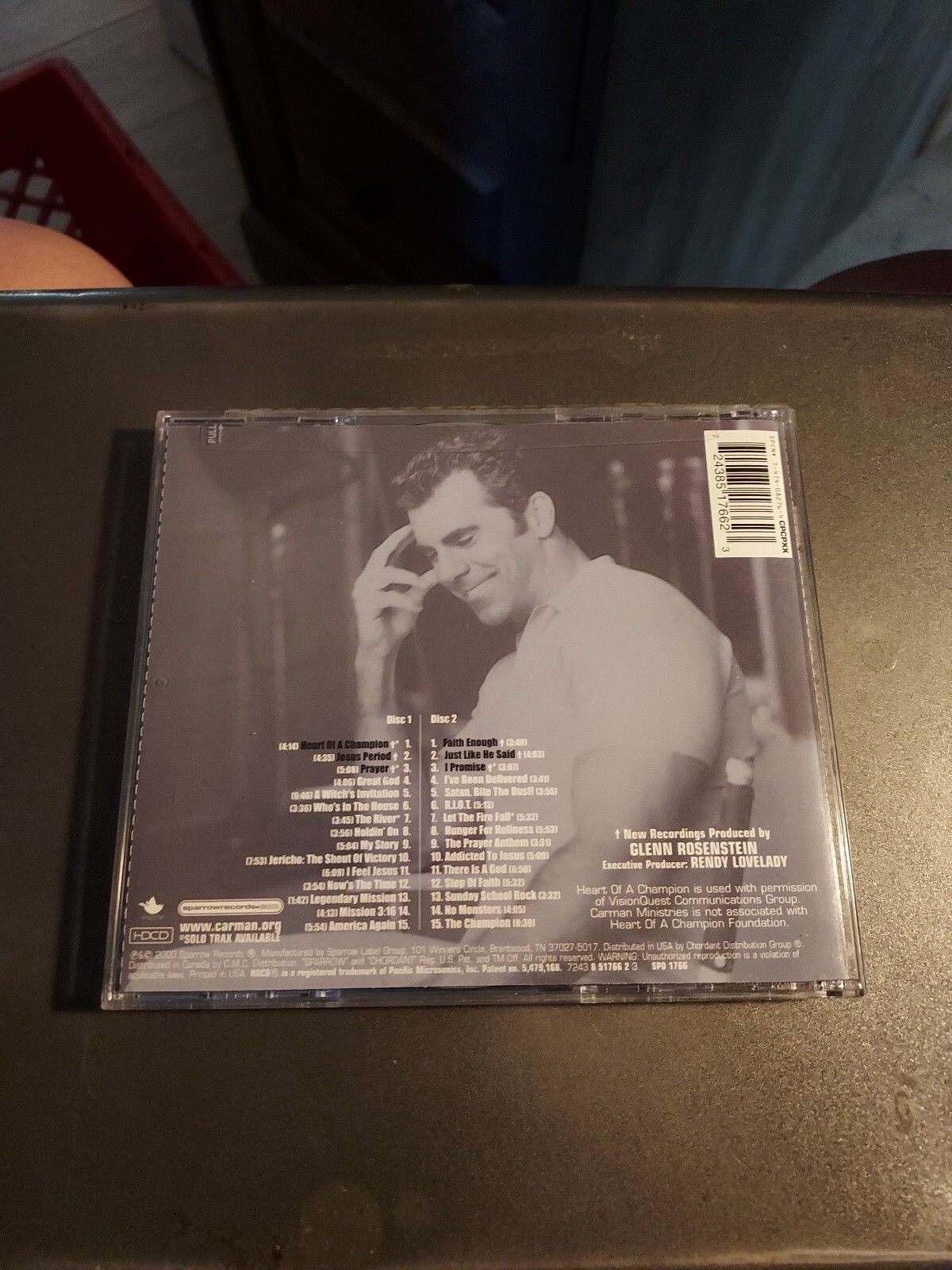 Heart of a Champion by Carman (CD, Oct-2000, 2 Discs, Sparrow Records ...