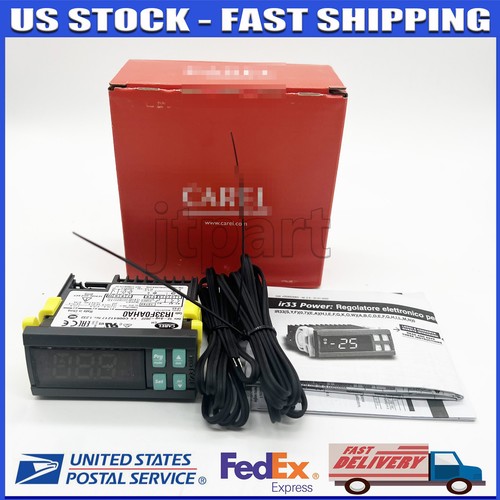 NEW Carel Temperature Thermostat IR33F0AHA0 with 2 Temperature Sensor ...