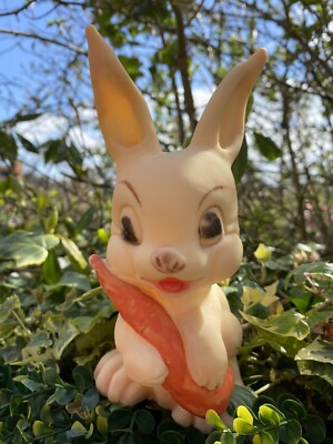 VINTAGE RABBIT RARE COLLECTABLE MAYER RUBBER RABBIT TOY | eBay UK