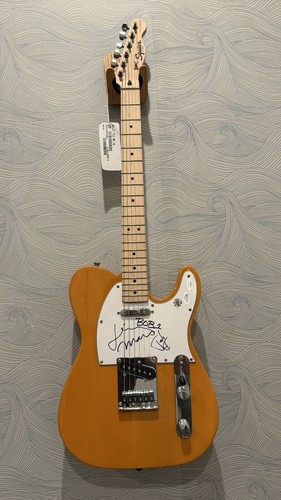 Fender (Squire) Telecaster Autographed By DEVO *With Authentication | eBay