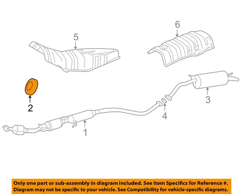 TOYOTA OEM 01-09 Prius 1.5L-L4-Exhaust Pipe Gasket 1745121060 | eBay