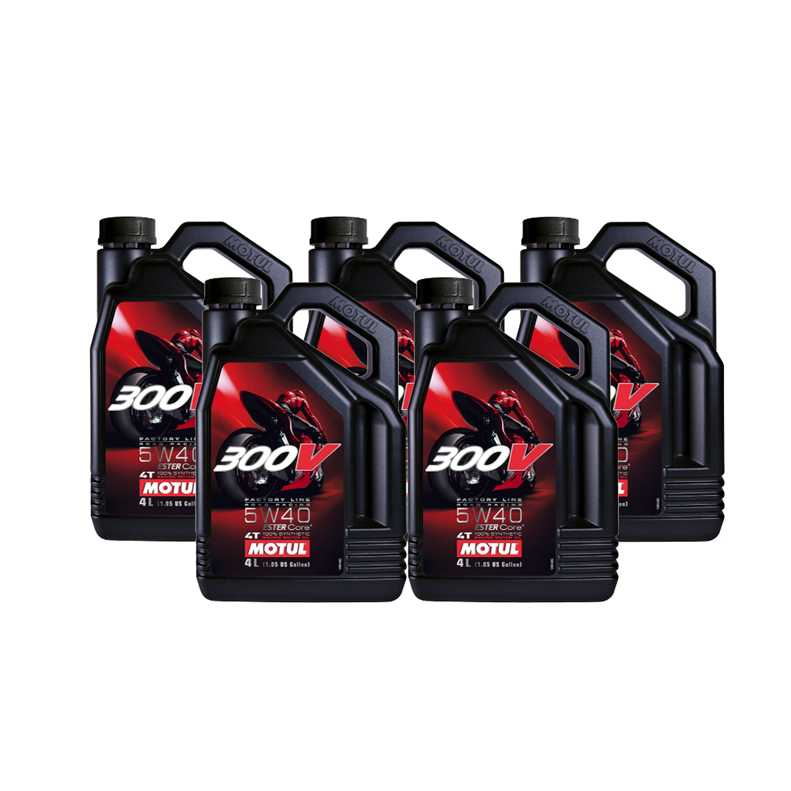 Motul 300V FL ROAD RACING 5W40 100% synthetic 4Stroke 20L Engine Motor ...