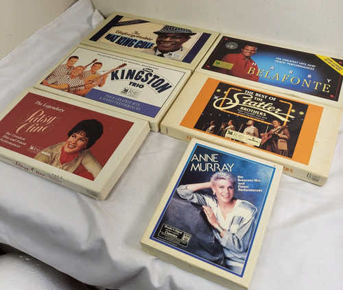 Kingston Cole Murray Cline Lot x6 Reader's Digest Cassette Tapes SETS ...