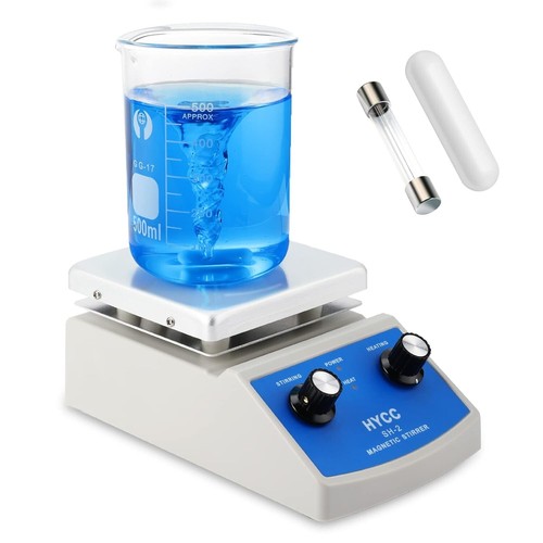 Multi-Functional Magnetic Stirrer Hot Plate with 716°F Heat and 2000mL ...