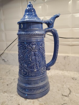 Vintage Atlantic Mold Ceramic Beer Stein | eBay