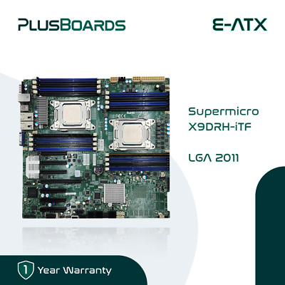 Supermicro X9DRH-iTF LGA 2011 E-ATX Motherboard C602 X79 TESTED with ...