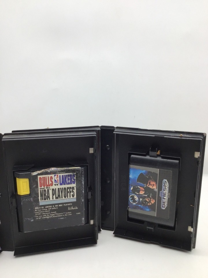 Sega Genesis Lot Of 10 Games- Frogger, Battle Toads, Bulls Vs Lakers ...