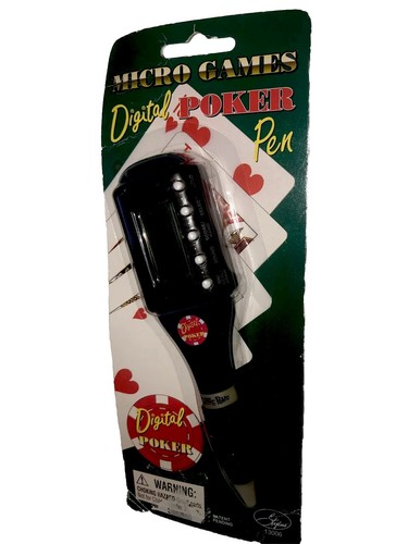 Vintage Digital Poker Micro Games Pen Fun | eBay