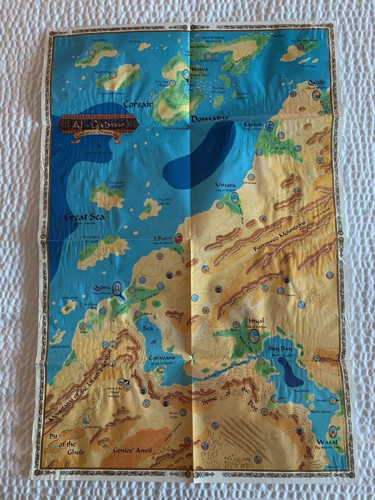 Darksun Tablelands Map Dark Sun expanded and Revised D&D + Al-Qadim ...