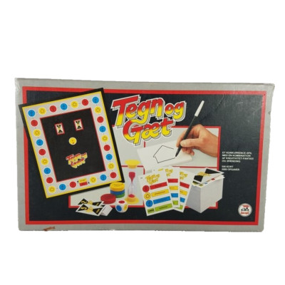 Vintage Dan Spil Tegn Og Gaet Danish Denmark Board Game Complete | eBay