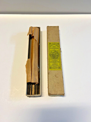 Vintage Nicholson File Co.; 7 Inch Diamond Steel Slim Taper; Qty 6; NOS ...