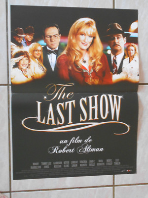 THE LAST SHOW - Robert Altman - Meryl Streep | eBay