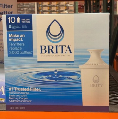 Brita Standard Replacement Filters Filtros-10 Pack ITEM #987554 | eBay
