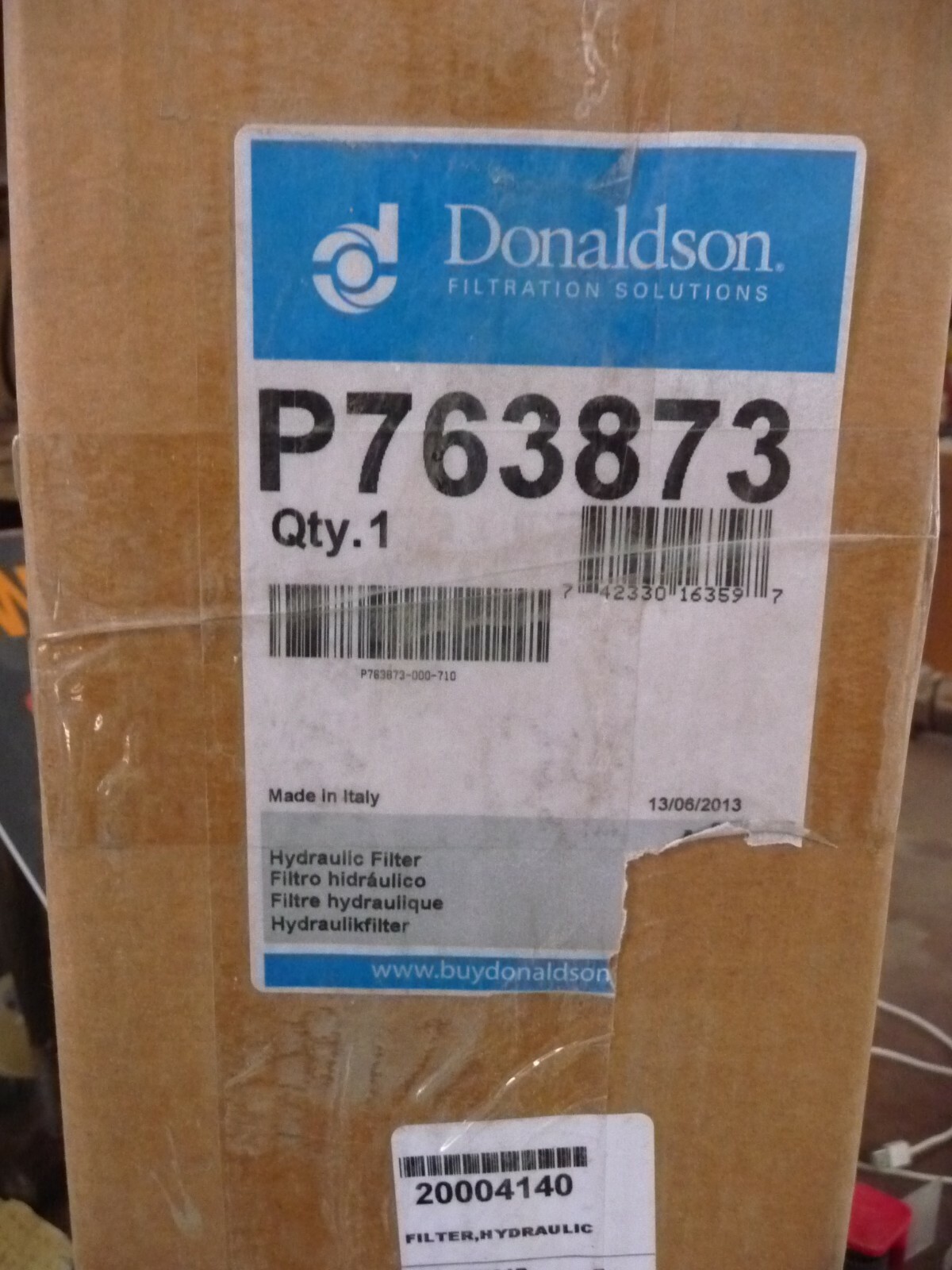 P763873+Donaldson+Hydraulic+Filter+Cartridge for sale online | eBay