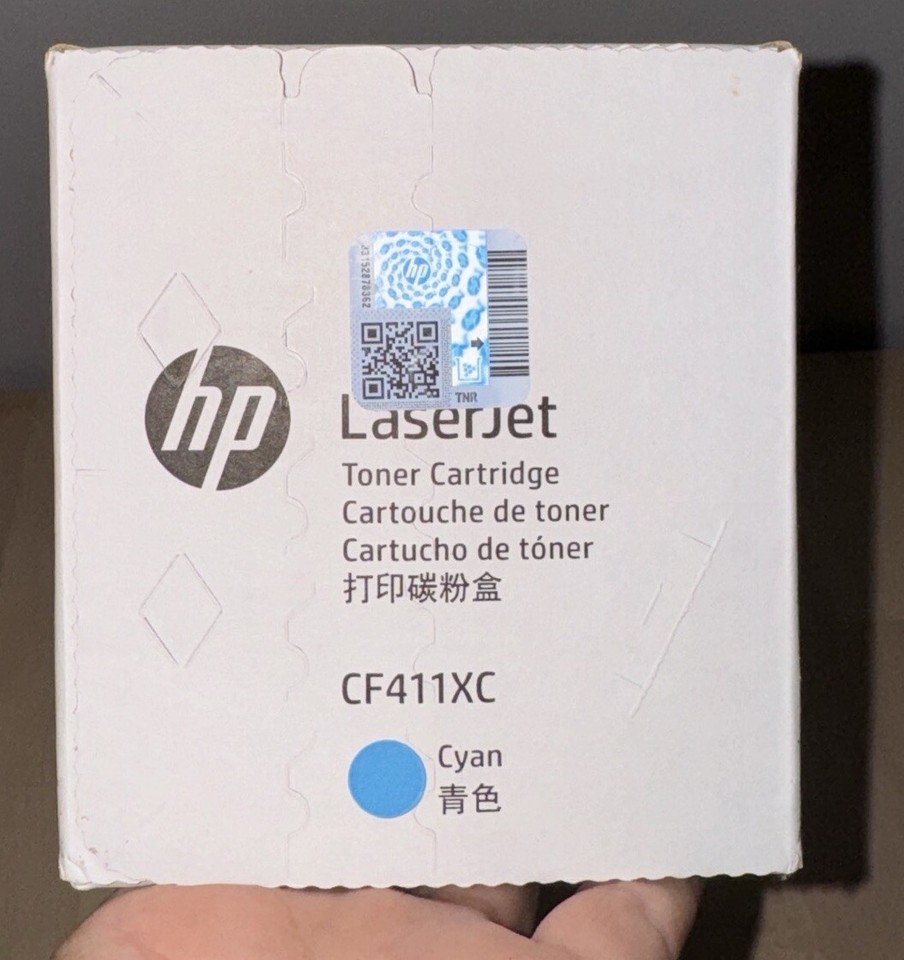 HP CF411X 410X Toner Cartridge Cyan Sealed/unopened No Damage To Box ...