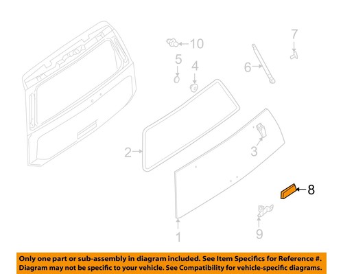 NISSAN OEM Liftgate Tailgate Hatch-Handle 903367S000 | eBay