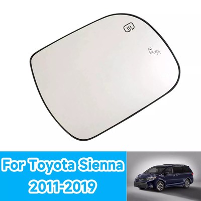 Rear View Mirror Glass Lens Blind Right Heated Side For Toyota Sienna ...