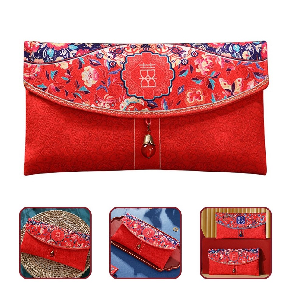 Chinese Style Red Envelope Money Pocket Traditional Chinese Wedding ...