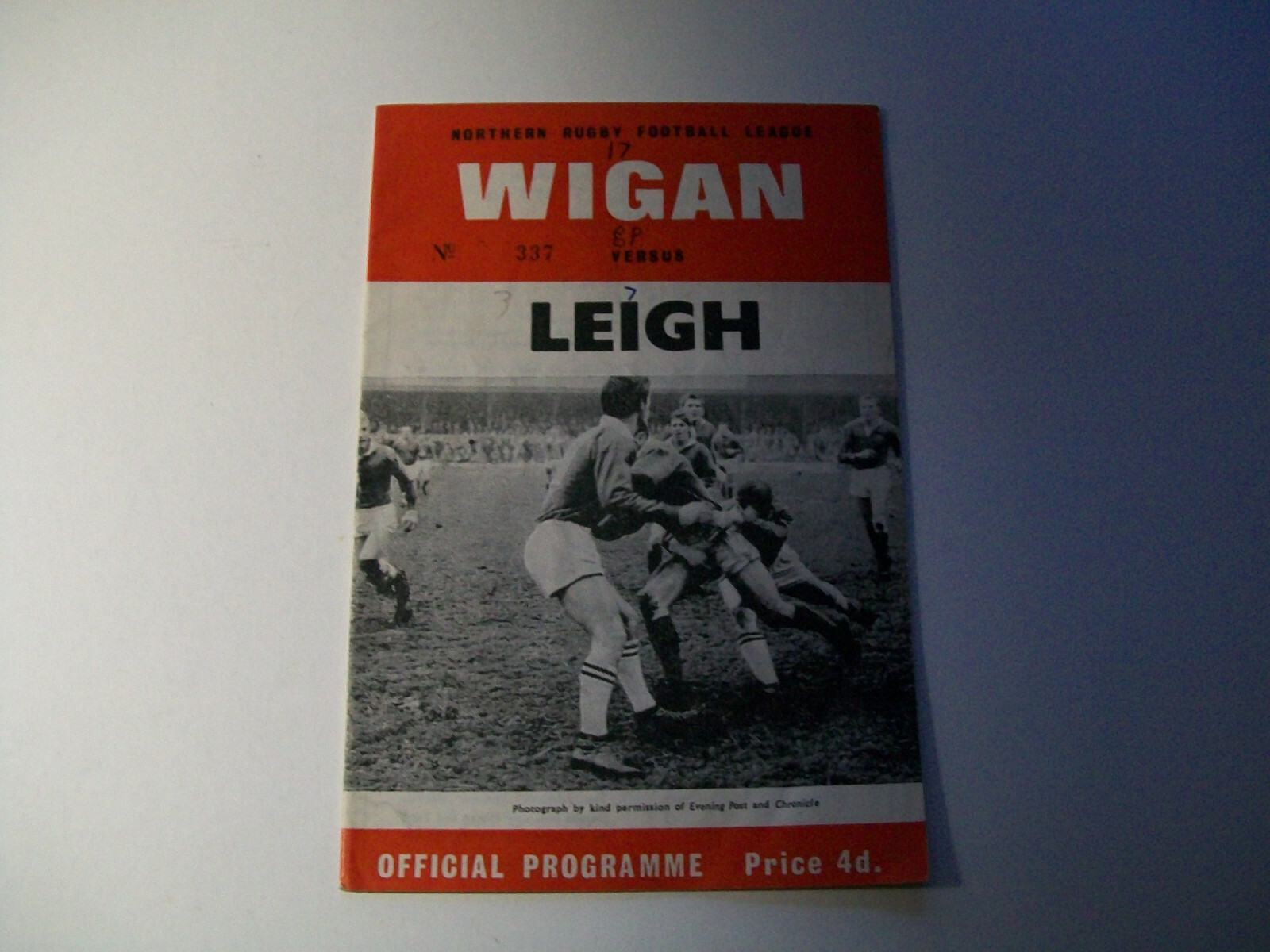 3 x Wigan 1965 & 1966 Leigh Barrow Northern rugby football league ...