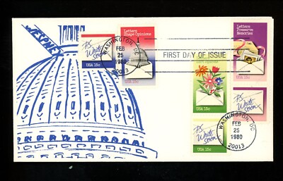 US FDC #1805-1810 Unknown 1980 Washington DC Letter Writing Week HC | eBay