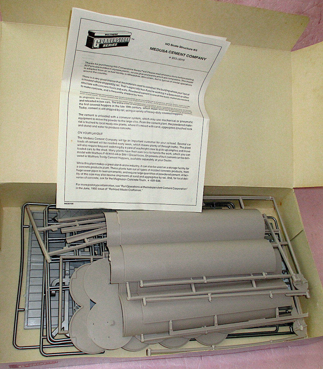 Walthers Cornerstone 933-3019 HO Medusa Cement Company Building Kit NEW / UNUSED | eBay