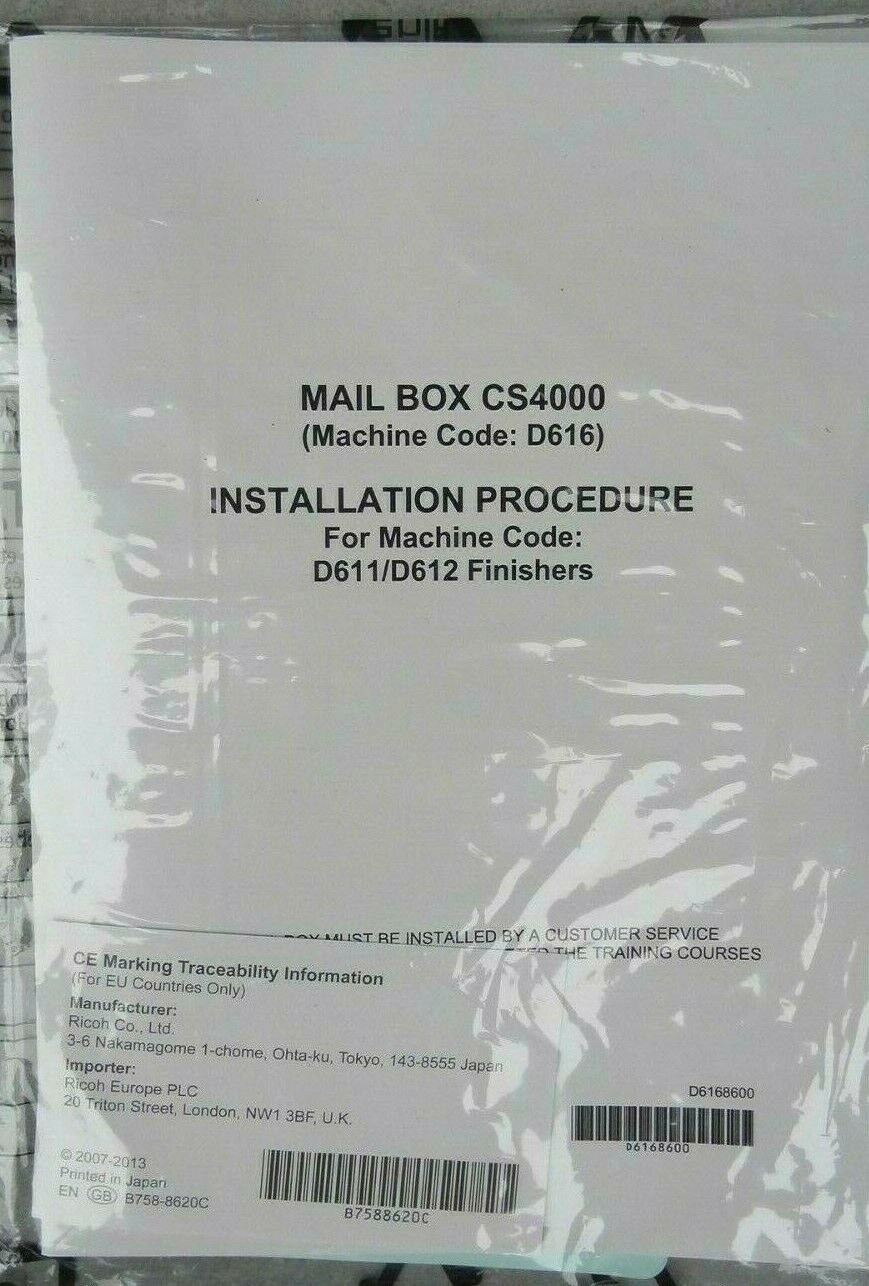 RICOH MAIL BOX CS4000 Mailbox for Ricoh Aficio Printer | eBay