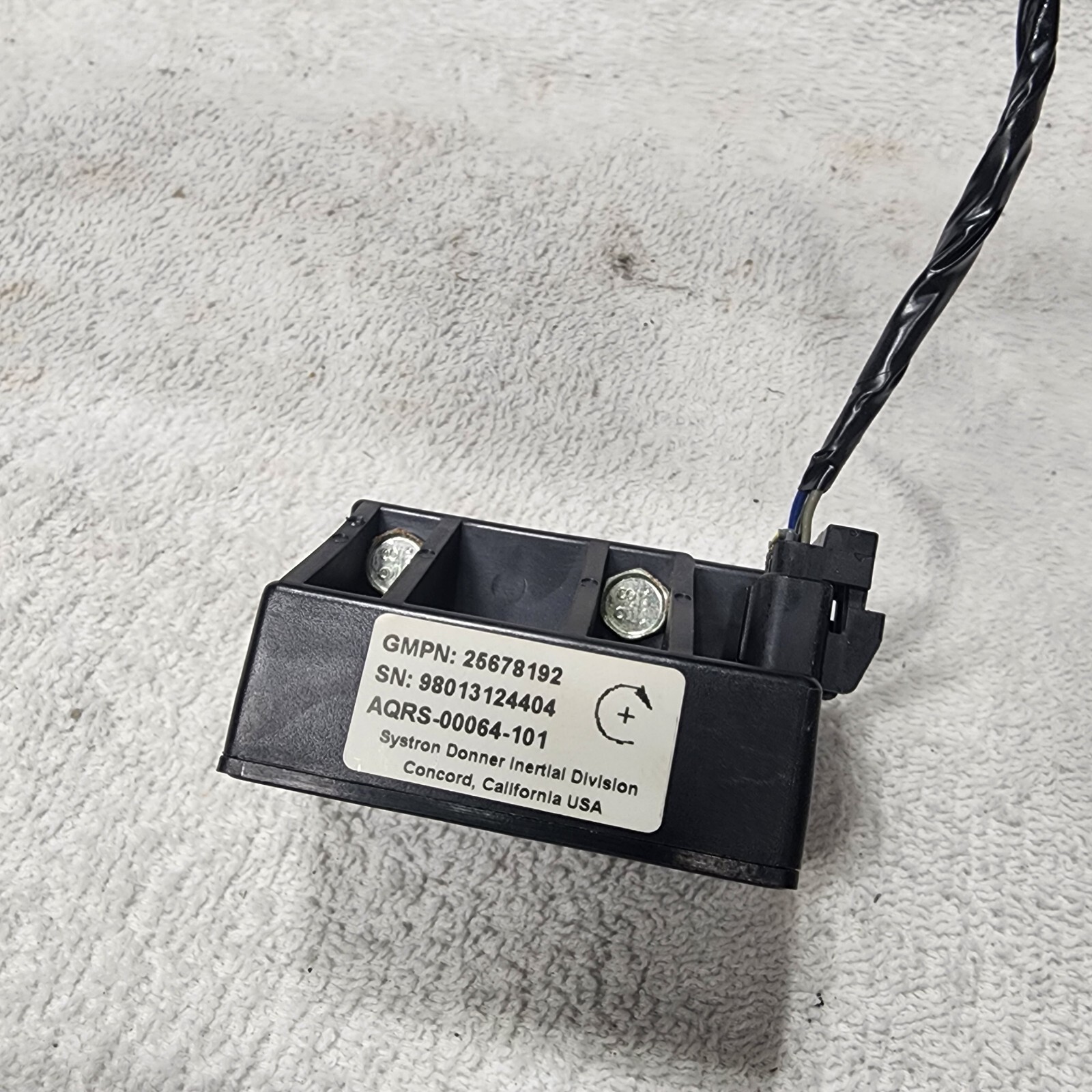 CADILLAC GM Electronic Brake Control Vehicle Yaw Sensor Assembly ...