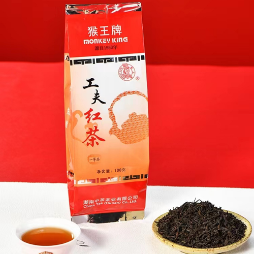 100g Organic Kungfu Black Tea Bagged Chinese Red Tea Loose Leaf Gongfu ...
