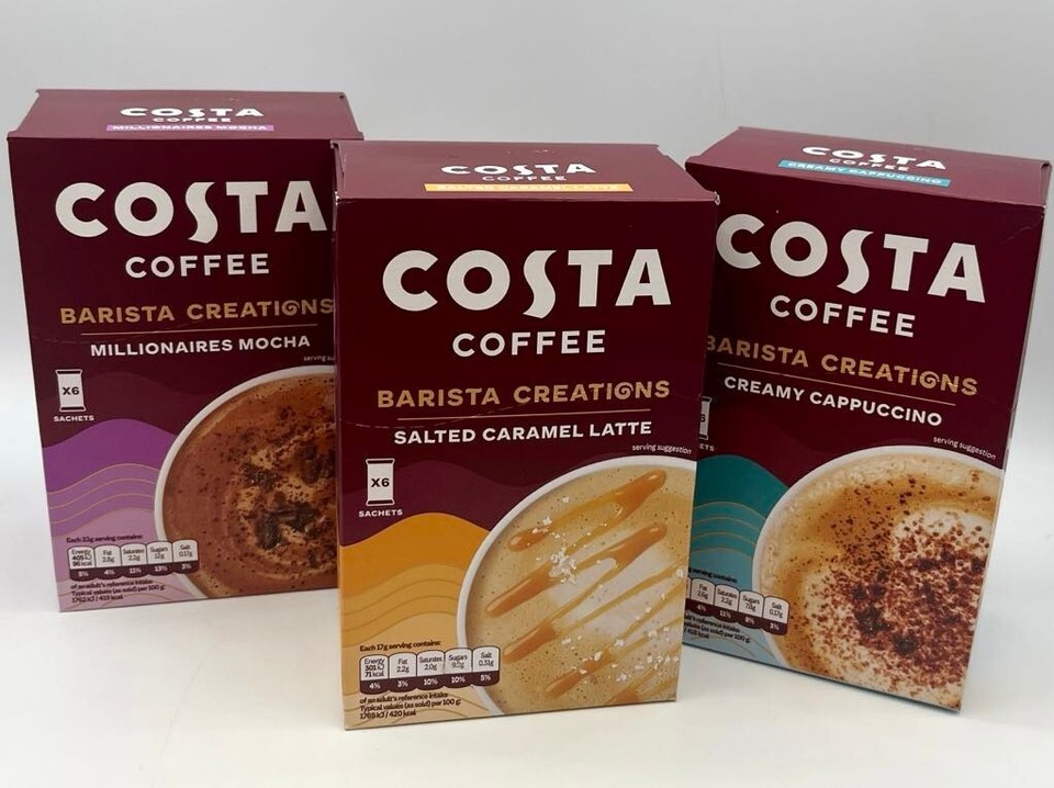 Luxury COSTA COFFEE Hamper Gift Box Couples To Share Ladies Or Men ...