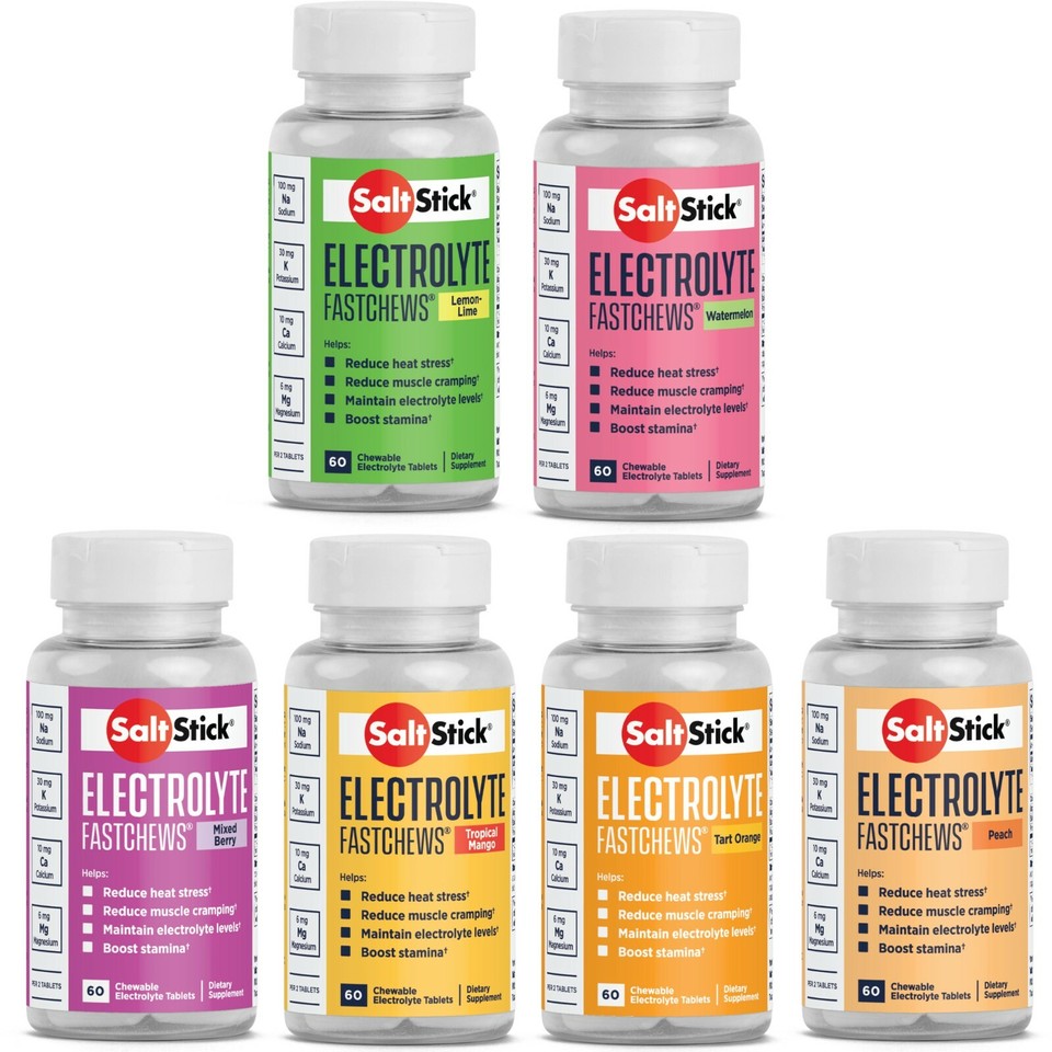 Salt Stick Electrolyte Fast Chews 60ct Chewable Energy Supplement ...