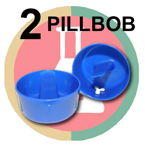 2 x Pil Bob PILBOB MEDICATION ASSISTANCE PILL DISABILITY AMADA FIRST ...