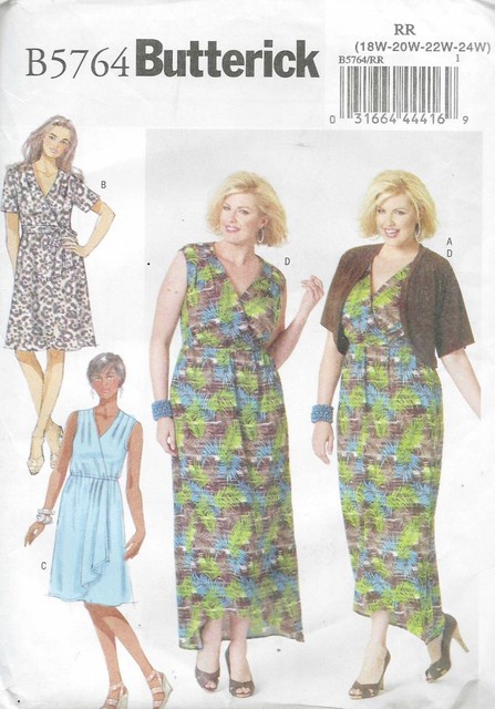 Butterick Sewing Pattern 5746 Misses Fitting Shell Dress Sz 8 Uncut for ...