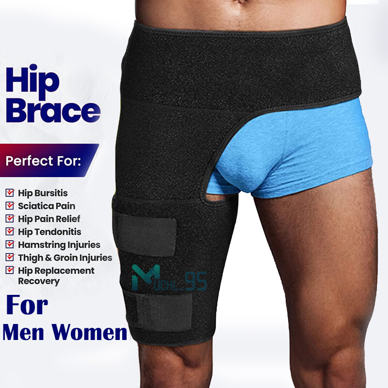 Unisex Adjustable Belt Hip Sciatica Nerve Pain Relief Groin Wrap Brace ...