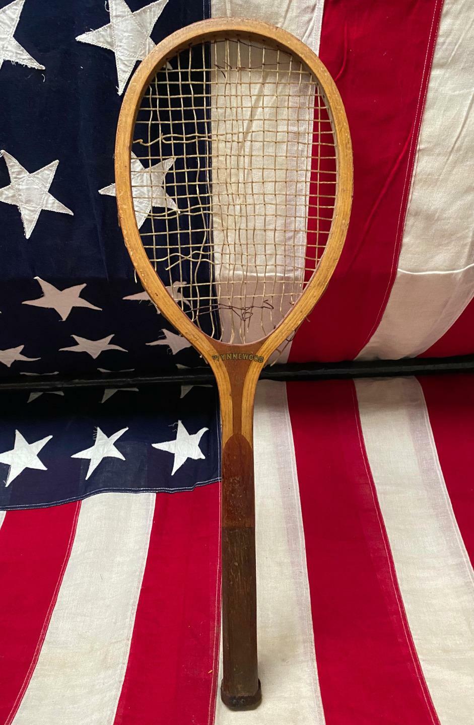 Vintage 1920s Edw.K.Tryon Co. Wood Tennis Racquet Wynnewood Model ...