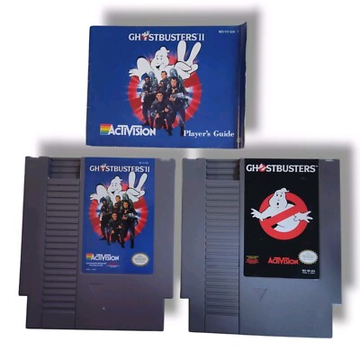 Ghostbuster & Ghostbusters II (Nintendo) NES-AUTHENTIC- TESTED | eBay