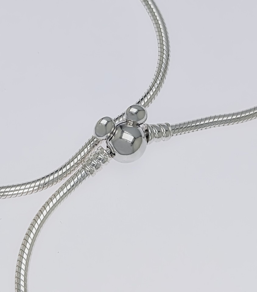 NEW 100% Authentic PANDORA 925 Ale Disney Mickey Mouse Chain Necklace ...